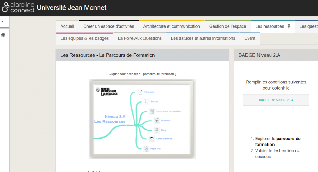 Tutoriels Claroline Connect : Plateforme LMS – L'atelier du formateur