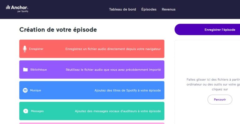 Créer un podcast audio avec Anchor.fm – L'atelier du formateur