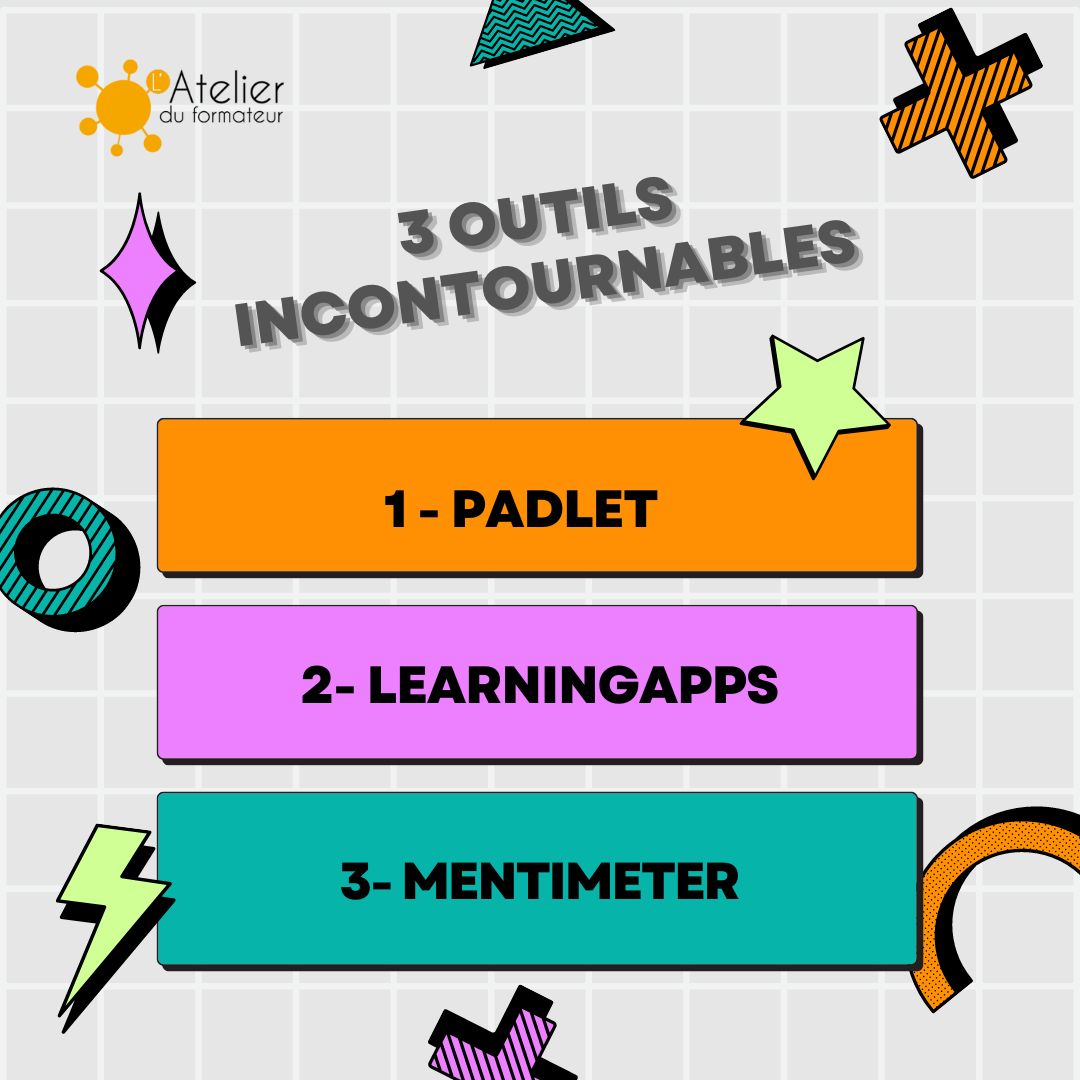 S’il fallait choisir … 3 outils incontournables – L'atelier du formateur