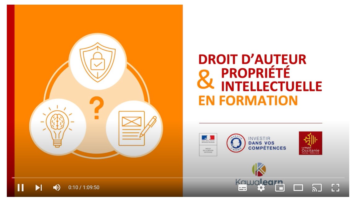 Replay vidéo : « Droit d’auteur et Propriété intellectuelle – En ...