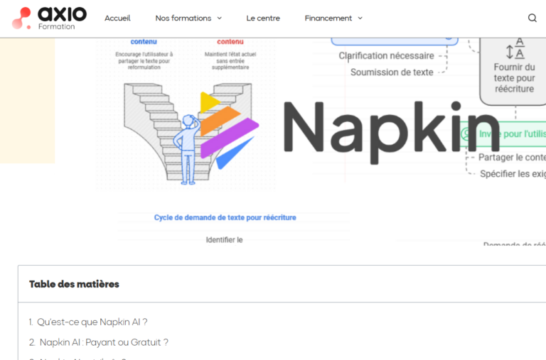 Tutoriels Napkin : IA pour transformer un texte en graphique – L ...