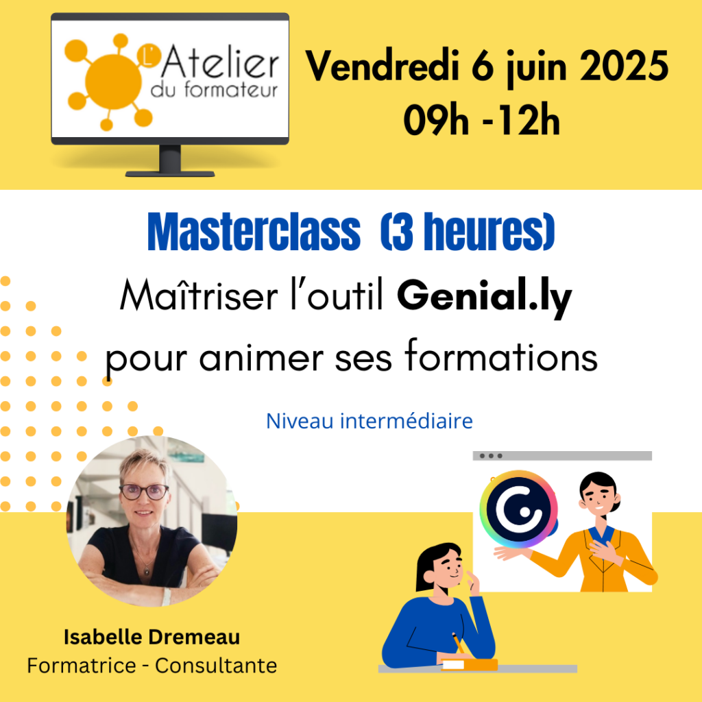 Masterclass « Maîtriser l’outil Genial.ly pour animer ses formations ...
